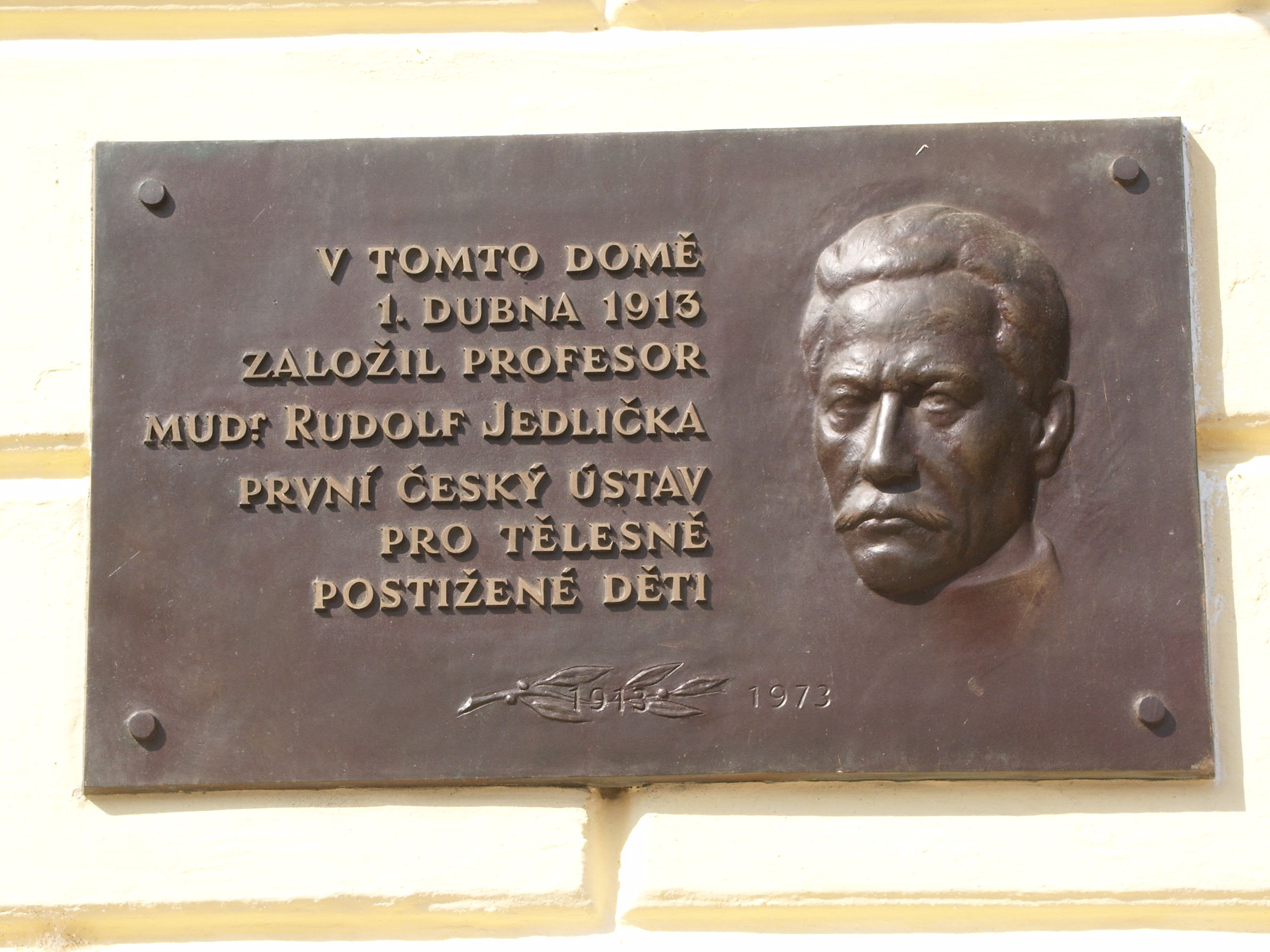 Rudolf Tomáš Jedlička, V Pevnosti čp. 13/4, | Encyklopedie Prahy 2